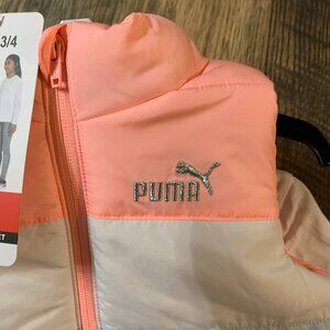 Puma | Matching Sets | Nwt Puma Girls Size Xxs 34 Puffy Vestshirt And ...